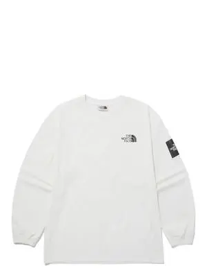 The North Face Label Long Sleeve T-shirt - White