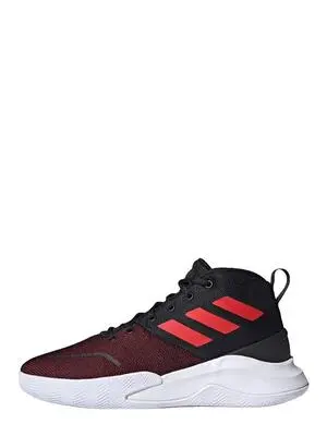 Adidas Ownthegame Mid Top Basketball Sneakers - Black/white/red