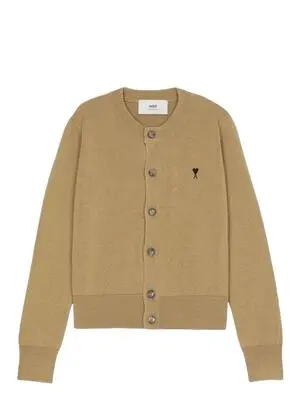 AMI AMI Embroidered Logo Cardigan