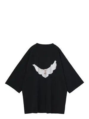 Yeezy X Balenciaga Dove 3/4 Sleeve Tee 'washed - Black
