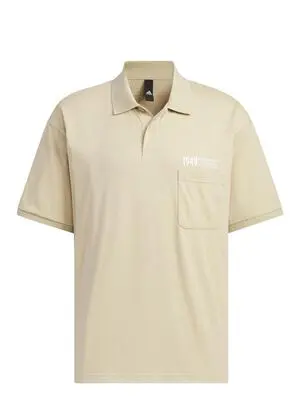 Adidas Verbiage Polo Shirts - Beige