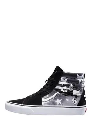 VANS Disney X Sk8-hi 'plane Crazy' High Top Sneakers - Black