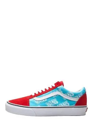VANS Vans Old Skool 'Retro Mart' Sneakers Red/blue