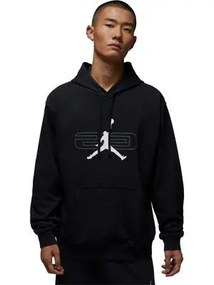 JORDAN Air Sport Crossover Fleece Pullover Hoodie - Black