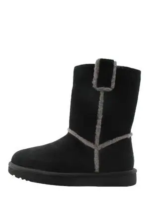 UGG Classic Short Spill Seam Boots - Black