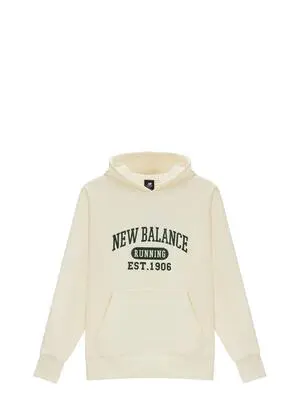 NEW BALANCE Classic Lifestyle Hoodie - White/black