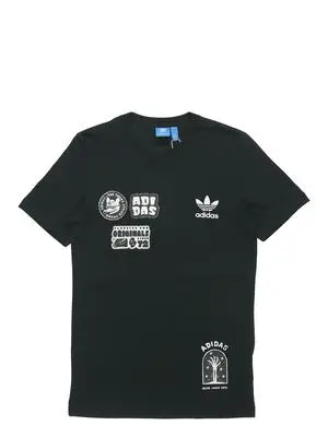 Adidas Originals 3m Reflective Animal Graffiti Short Sleeve Tee - Black