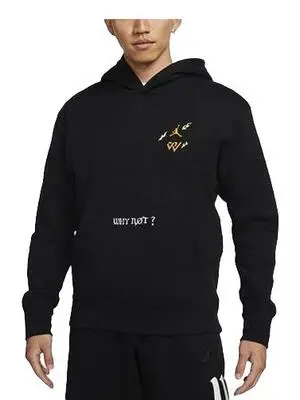 JORDAN Why Not?" Casual Sports Hoodie - Black