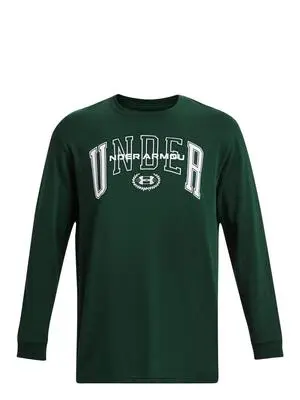 Under Armour Crest Heavyweight Long Sleeve T-shirt - Green