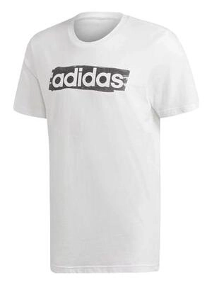 Adidas Alphabet Logo Sports Short Sleeve - White