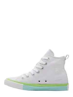 CONVERSE Converse Chuck Taylor All Star High Top Sneakers White/green