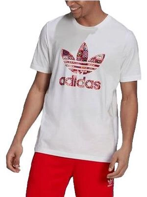 Adidas Originals Athleisure Casual Sports Breathable Short Sleeve - White