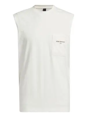 Adidas Sleeveless Pocket Tank Top - White