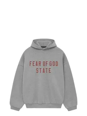 Fear Of God Ss25 Fleece Hoodie - Grey