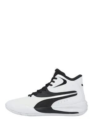 PUMA Triple Mid Basketball Sneakers - White/black