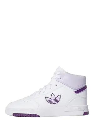 Adidas Originals Drop Step Xl High Top Sneakers - White/purple