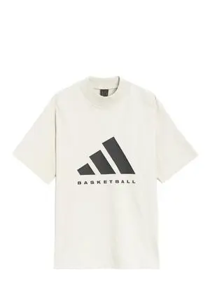 Adidas Basketball Logo Tee 'white - Talc