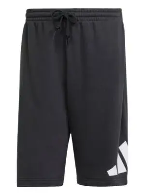 Adidas Essentials Large Logo French Terry Shorts - Black