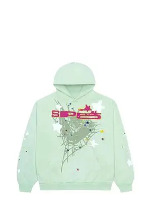 SP5DER Graphic Hoodie - Mint