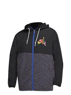 JORDAN Brand Air Casual Windproof Woven Jacket - Grayblack