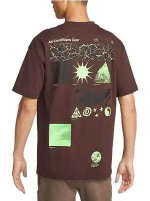 Nike Nike Nrg Acg Lunar Change T-shirt 'brown' Brown