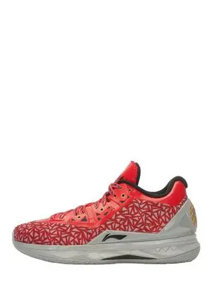 LI-NING Way Of Wade 4 'lucky 13' Athletic Sneakers - Red/black/cold Grey