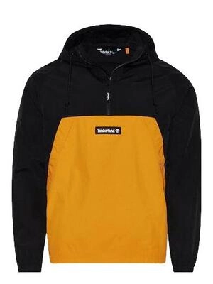 Timberland Pullover Windbreaker Jacket - Black/cheddar