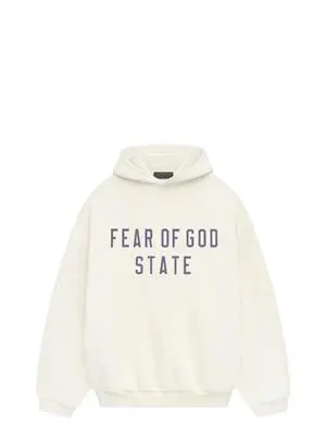 Fear Of God Ss25 Fleece Hoodie - Egg Shell