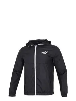 PUMA Ess Solid Logo Windbreaker - Black