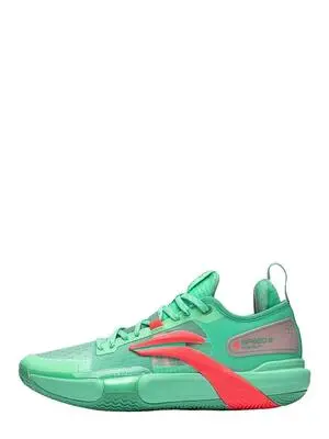 LI-NING Speed "cherry" Sneakers - Green/neon Pink