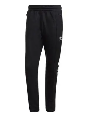 Adidas Originals Solid Color Stripe Logo Straight Casual Sports Pants/trousers/joggers Black - Default Color