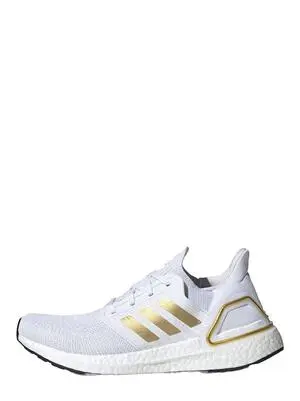 Adidas Ultraboost 20 "gold Metallic" Low Top Sneakers - White