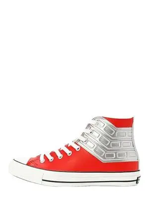 CONVERSE Chuck Taylor All Star 100 Ultra Seven Hi Sneakers - Red/silver
