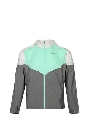 Nike Ss22 Color Block Logo Zipper Hooded Jacket - Default Color