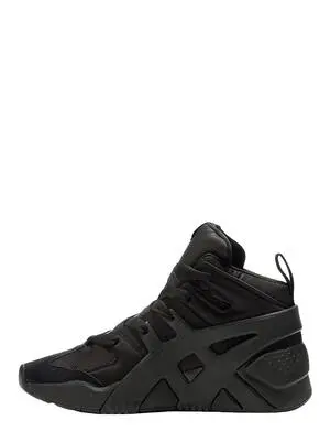Onitsuka Tiger Big Logo Trainer Puffed Low Top Sneakers - Black
