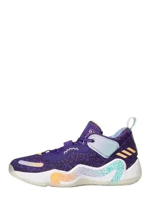 Adidas Adidas D.O.N. Issue 3 GCA 'Playground Hoops' Mid Top Sneakers Purple