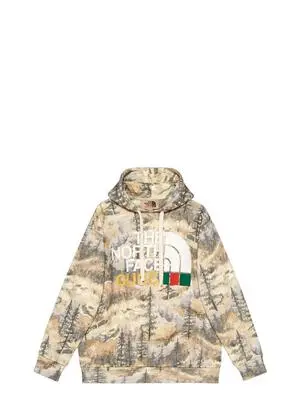 Gucci X The North Face Hoodie - Forest Print
