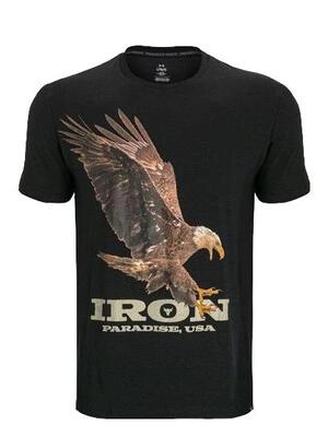 Under Armour Project Rock Eagle Graphic T-shirt 'black - Black/silt