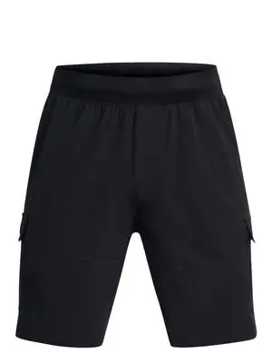 Under Armour Stretch Woven Cargo Shorts - Black