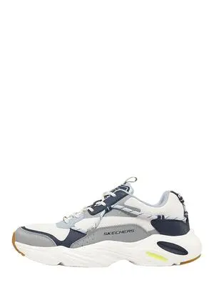 Sketchers Stamina Airy 'high Wind' Sneakers - Navy/grey