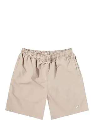 Nike Logo Micro Mark Breathable Solid Color Shorts - Multi-color