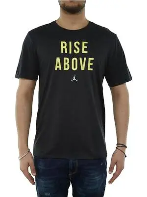 JORDAN Air Jordan Jumpman Rise Above T-shirt 'black' Black