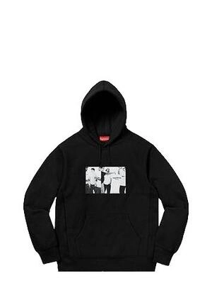 Supreme Ss19 Classic Ad Hooded Sweatshirt - Black