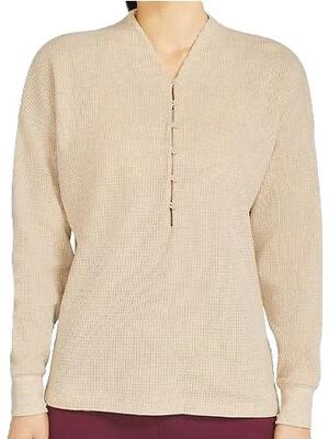 NIKE Nike Yoga Waffle V-Neck Wool Pullover