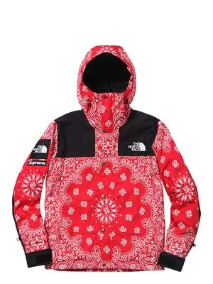 Supreme X The North Face Bandana Mountain Jacket - Red