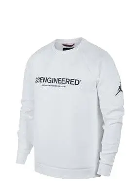 JORDAN 23 Engineered Flight Tech Diamond Crewneck Sweater - White