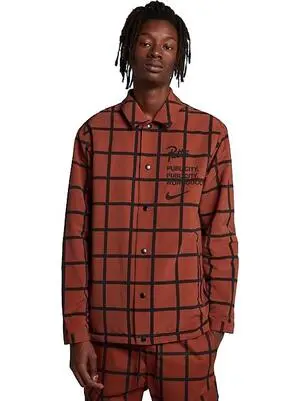 Nike X Patta Coach Jacket - Mars Stone/black