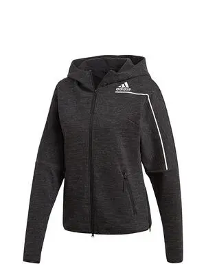 Adidas Training Hooded Jacket - Black