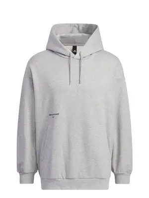 Adidas Small Logo Hoodie - Medium Grey Heather