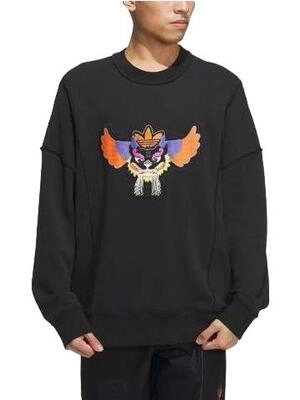 Adidas Adidas Graphic Crewneck Sweatshirt Black